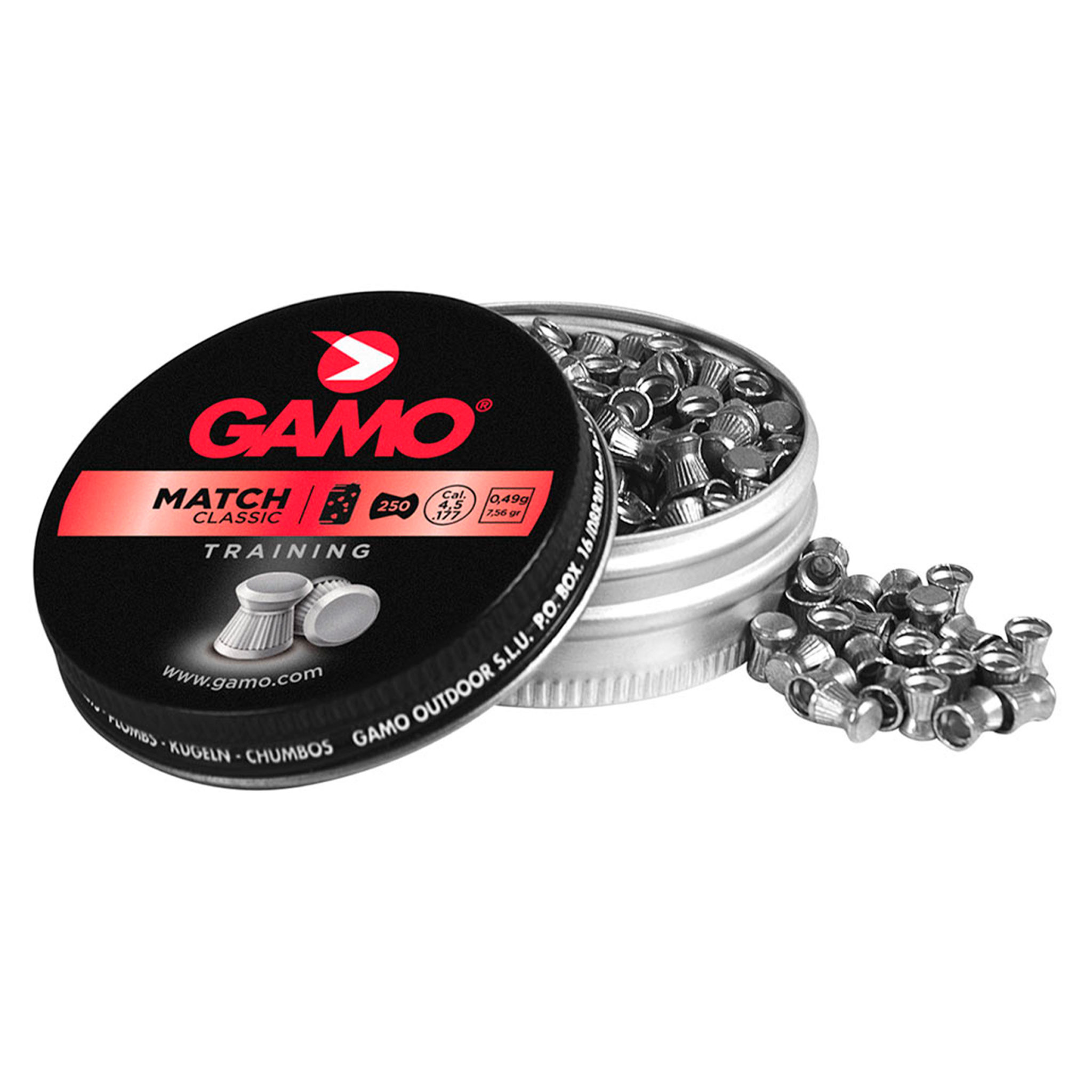 Diabolo GAMO Match 5,5 Caja x250 – 6320025 – GOTAC