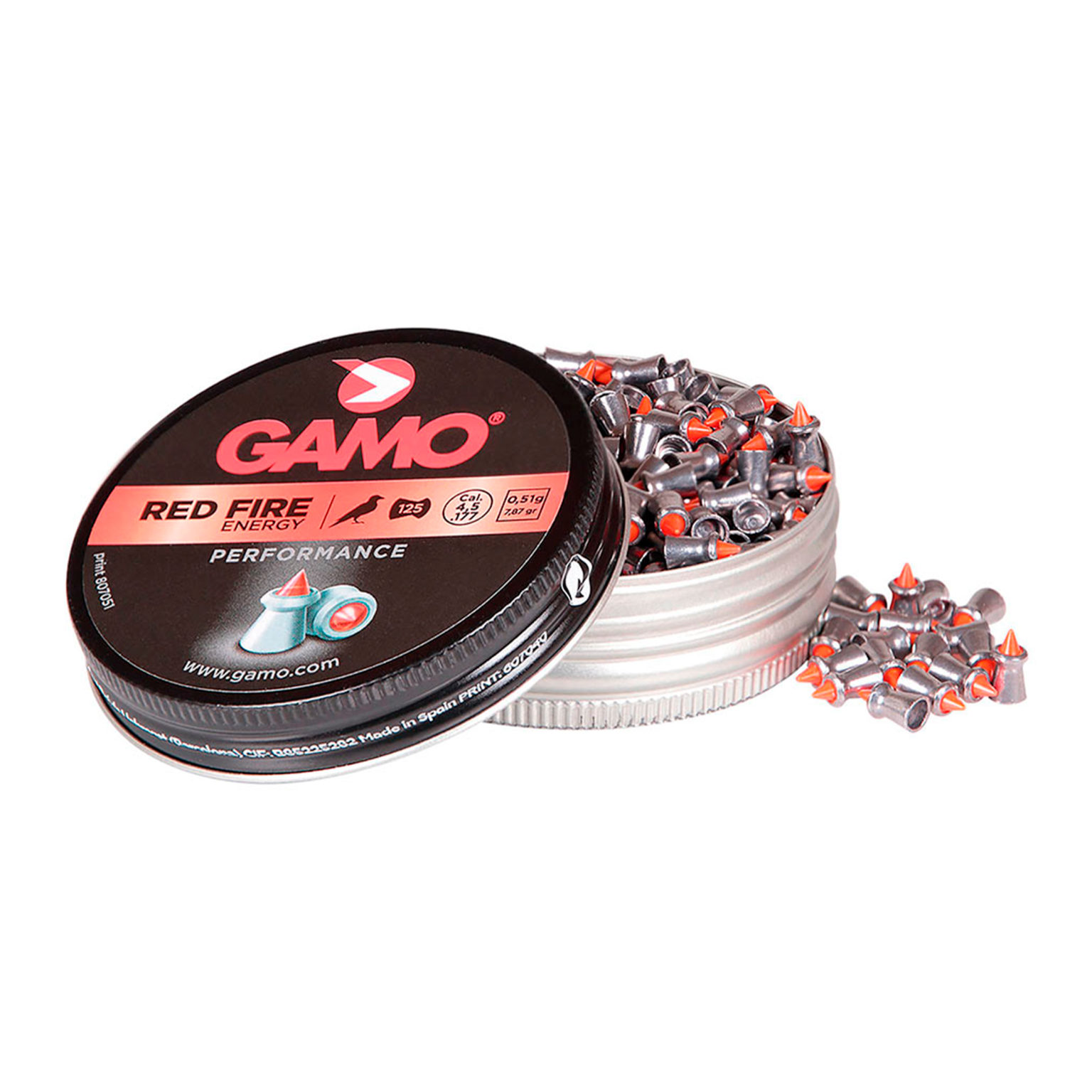 Diabolo GAMO Red fire 4,5 Caja x125 – 6322711 – GOTAC